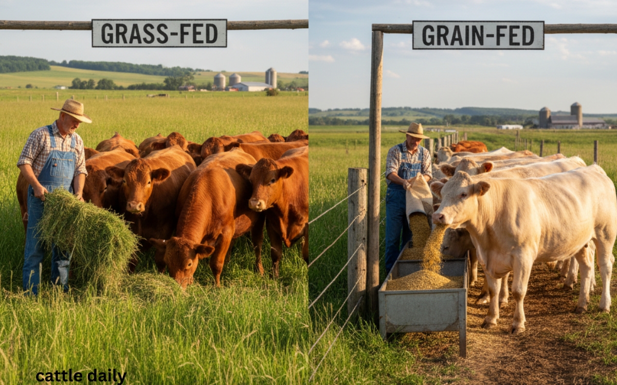 Grass-Fed vs Grain-Fed Cattle: Complete Comparison - Cattle Daily